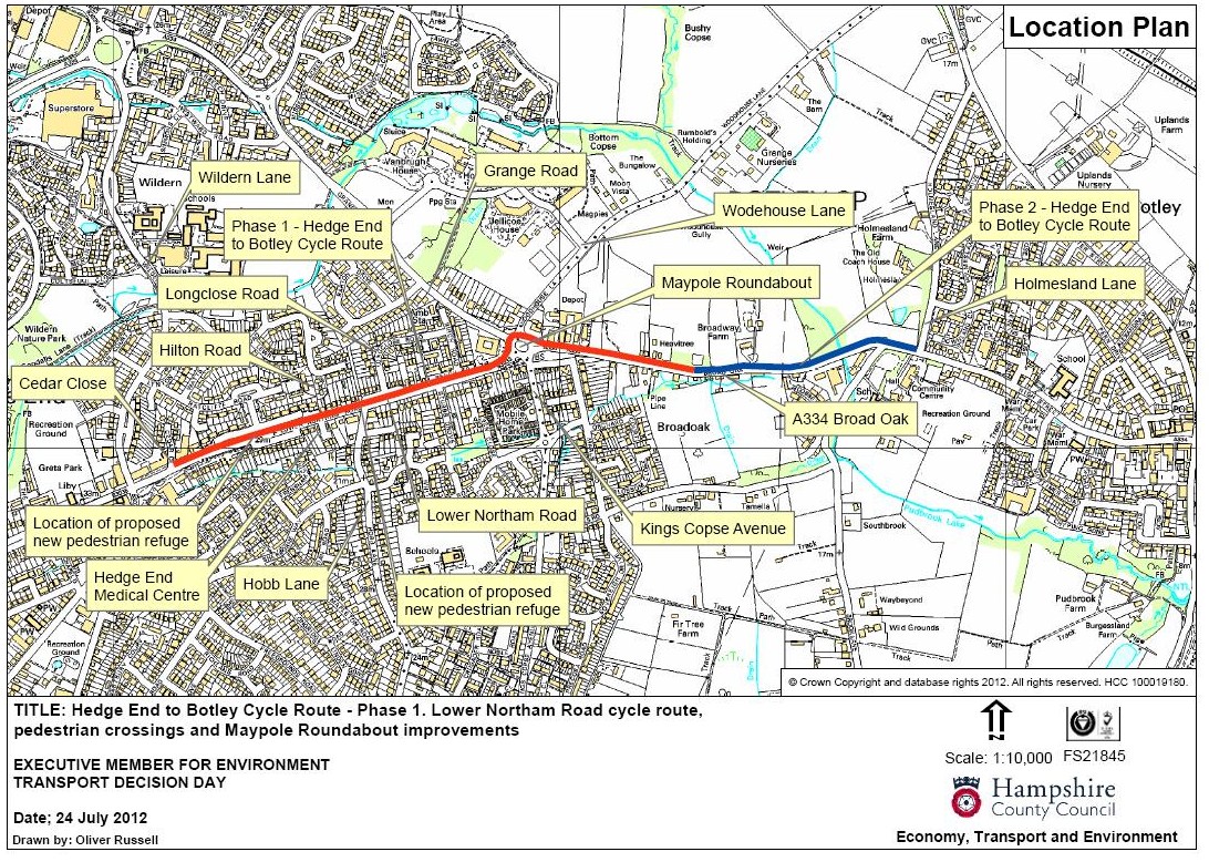 Hedge End Blogger: Sustrans: Supporting Cycling in Hedge End