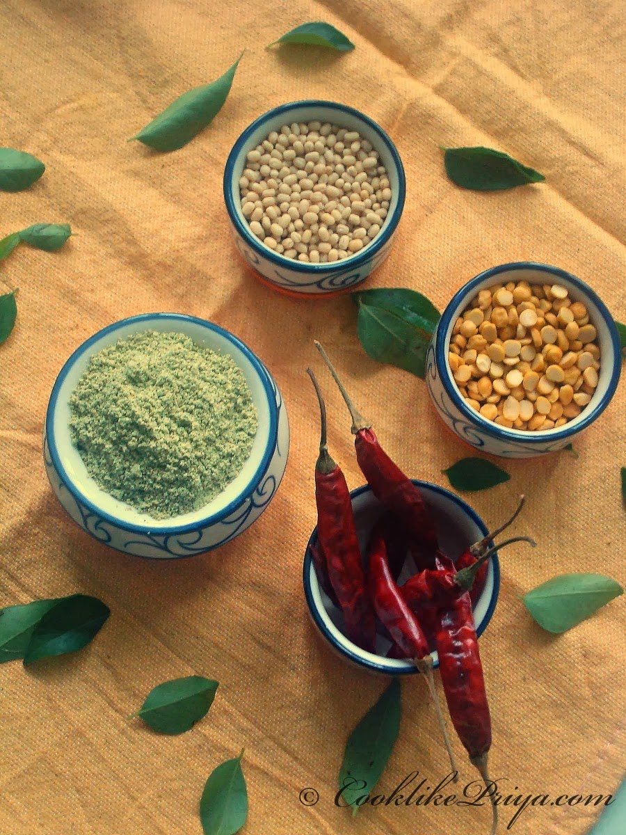 Cook like Priya: Karuvepillai Podi | Curry Leaves Powder | Brahmin Podi ...