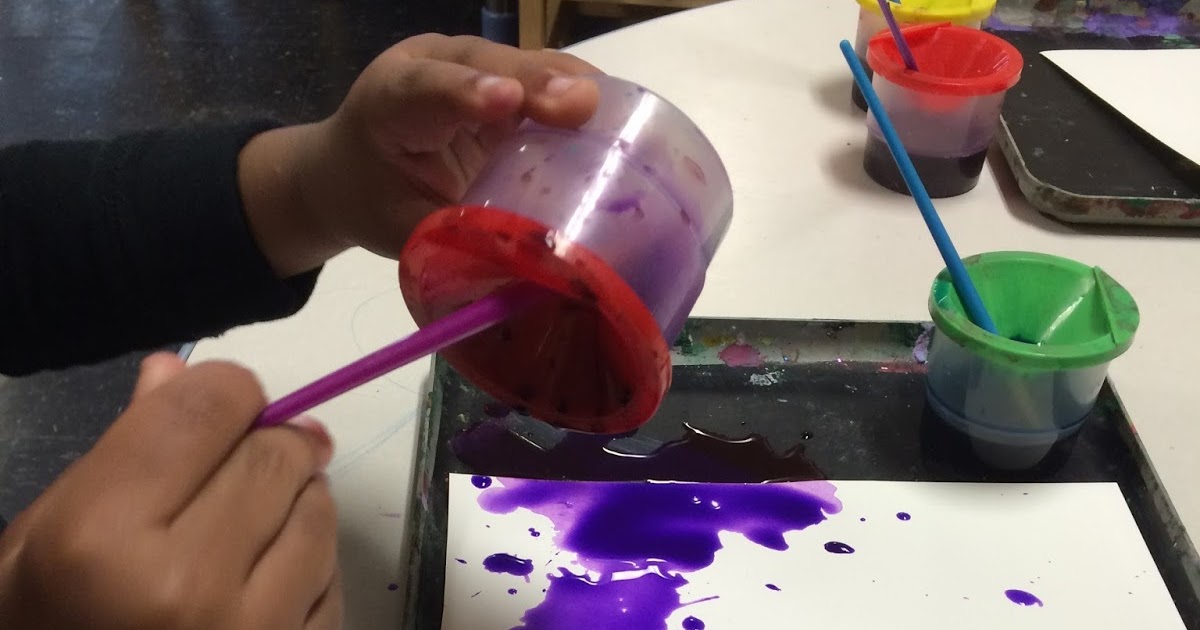 Explore Inspire EC: Painting Their Way - Pouring Paint