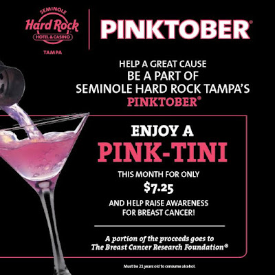 It's Pinktober at Seminole Hard Rock Tampa | I Run For Wine