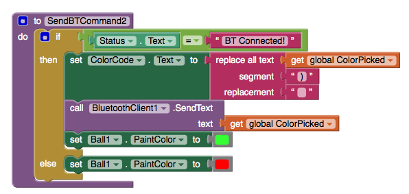 Android App Control RGB LED w/ color Sliders