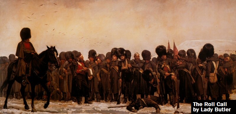 The Hamlet Historian: After the Battle - Lady Butler's Roll Call