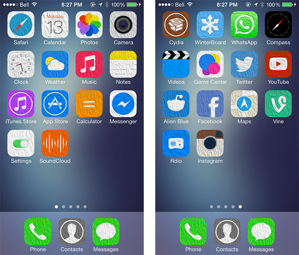 Your World Tricks: Best 10 Winterboard Themes for iOS 7 in 2014