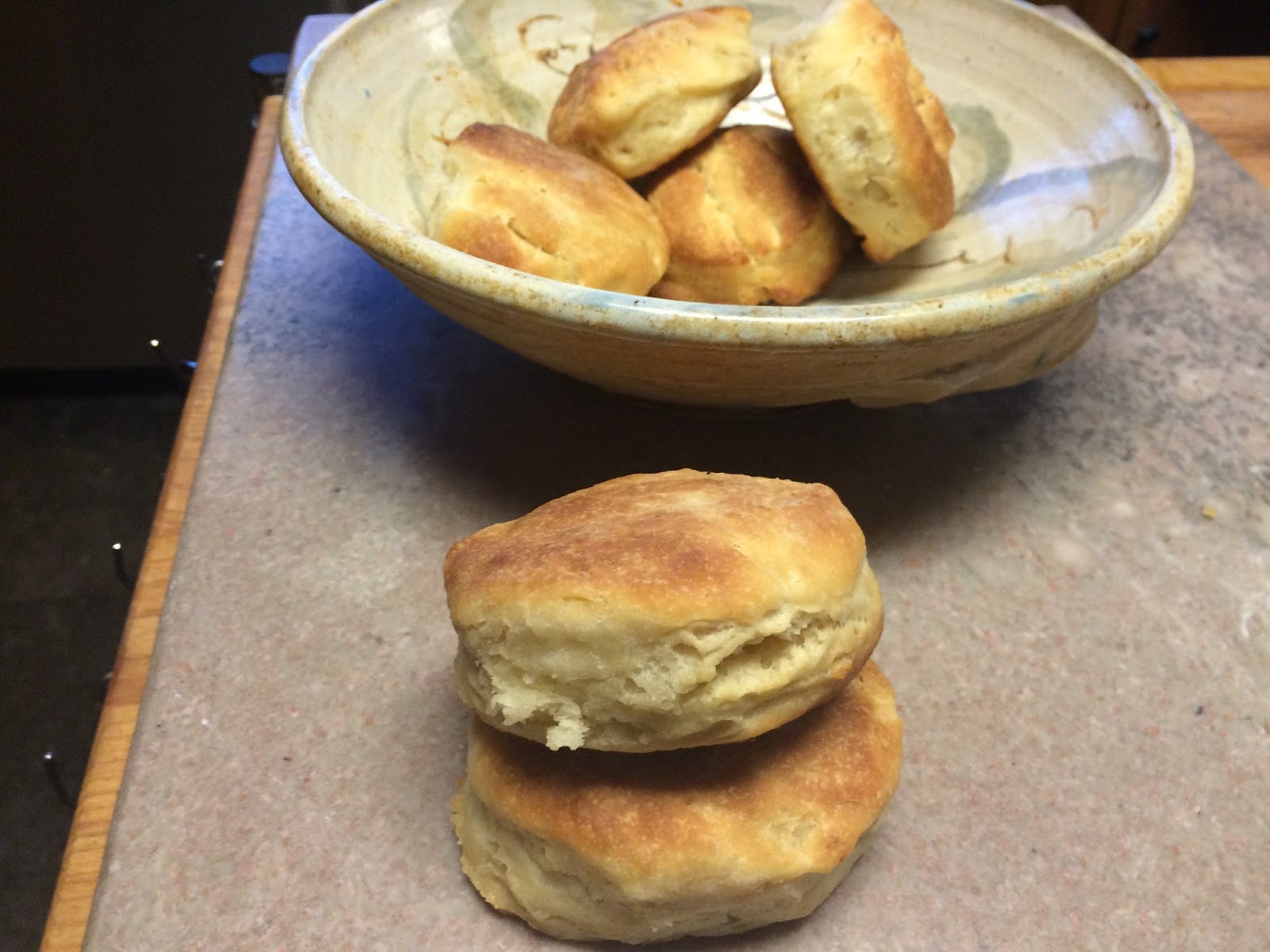 Cooking with Barry & Meta: Angel Flake Biscuits — a cross between a bis