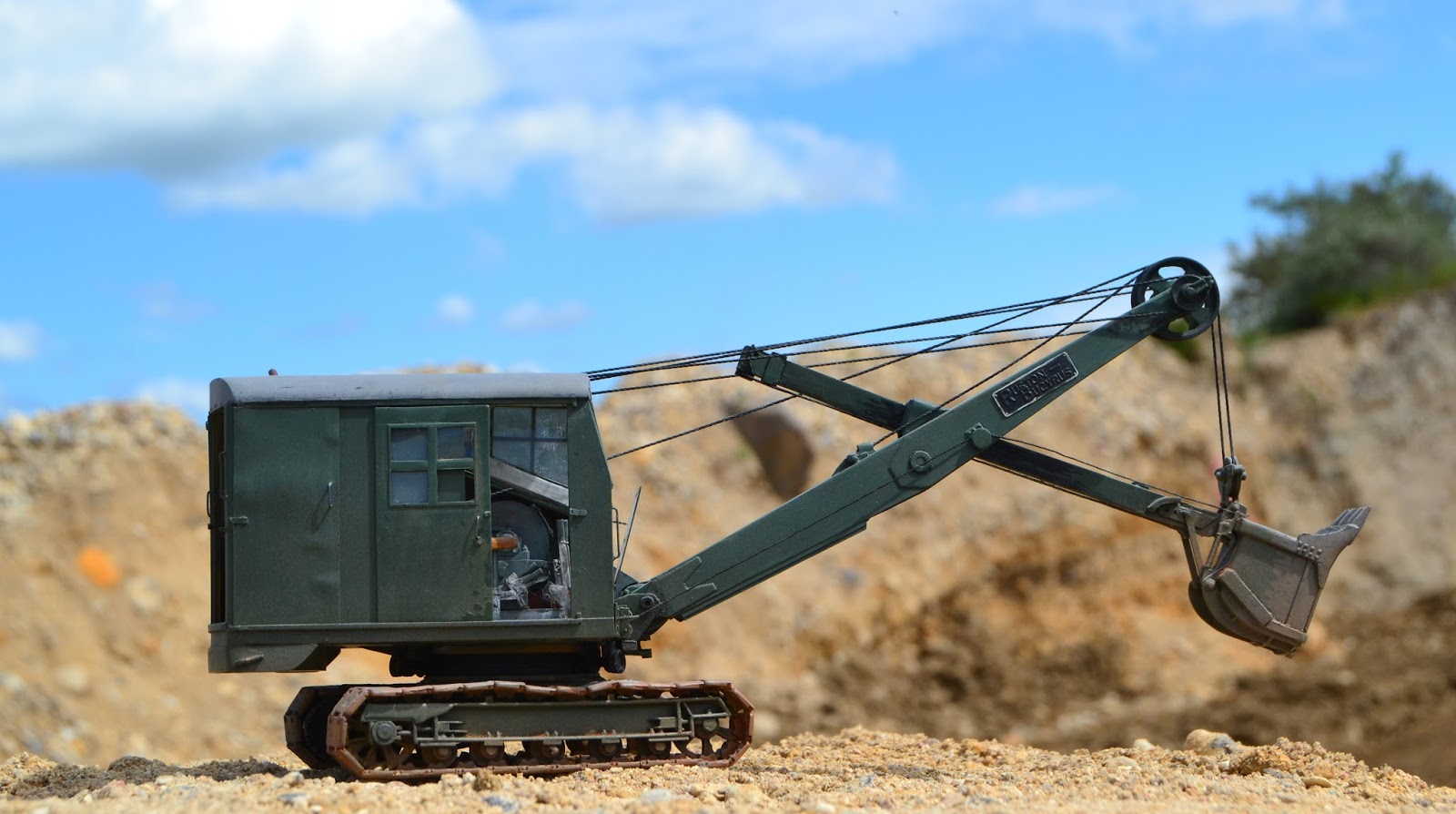 Nystrup Gravel: Ruston & Bucyrus Excavator (1/35)