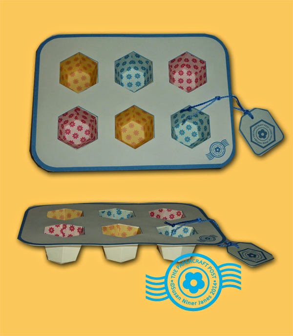 The Papercraft Post: "Mini Muffin Tin" Tutorial