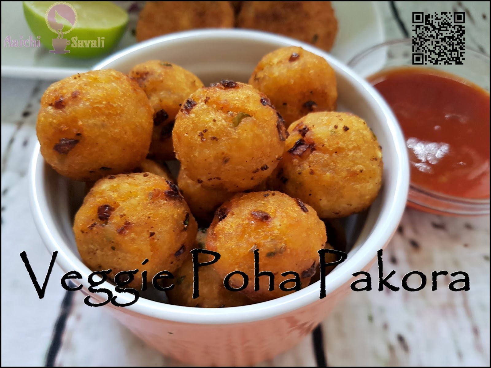 Veggie Poha Pakora and Poha Cutlets - Aaichi Savali