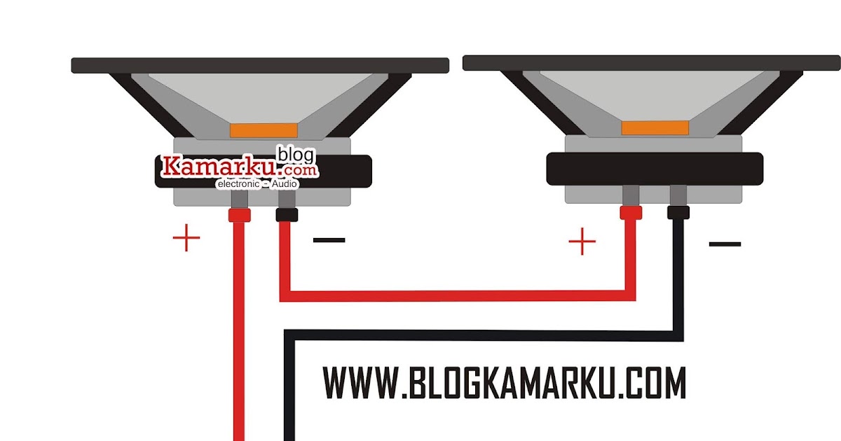 Skema Cara Menerapkan susunan Speaker system Seri - BLOGKAMARKU