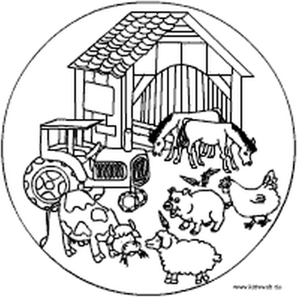 Traktor Mandala Traktor Tracteur Traktoren Skizze Fendt Skissar Trator ...