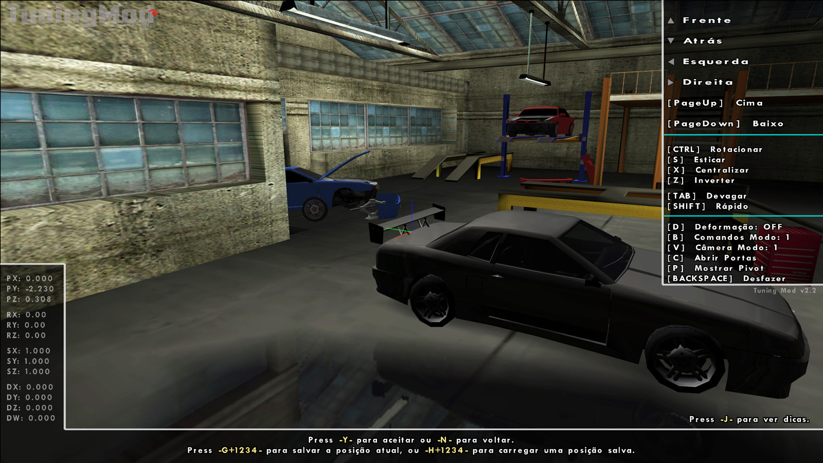 Transfender Garage (garagem da Transfender para o TM) - Tuning Mod ...