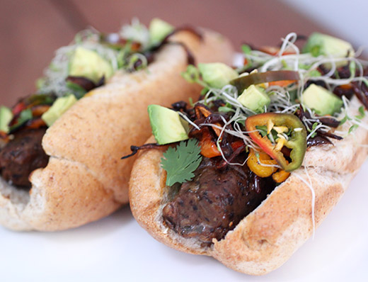 lisa is cooking: Loaded Black Bean Dogs