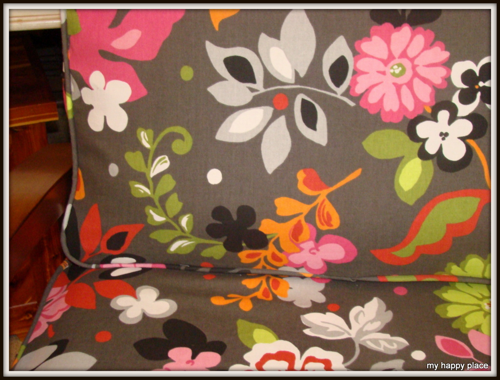 My Happy Place: Fun and Funky chair slipcover