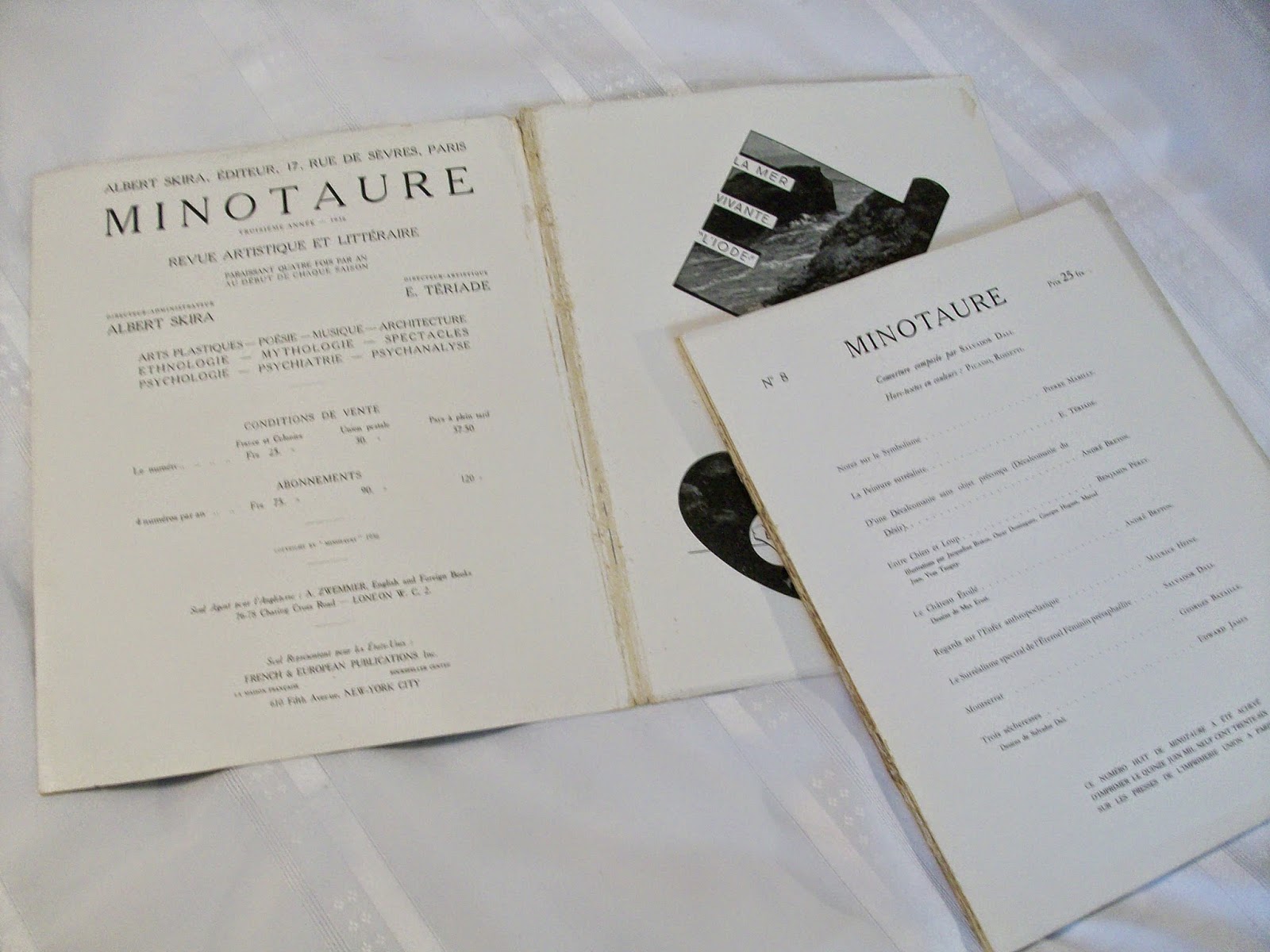 Minotaure Magazine Albert Skira 1933-39