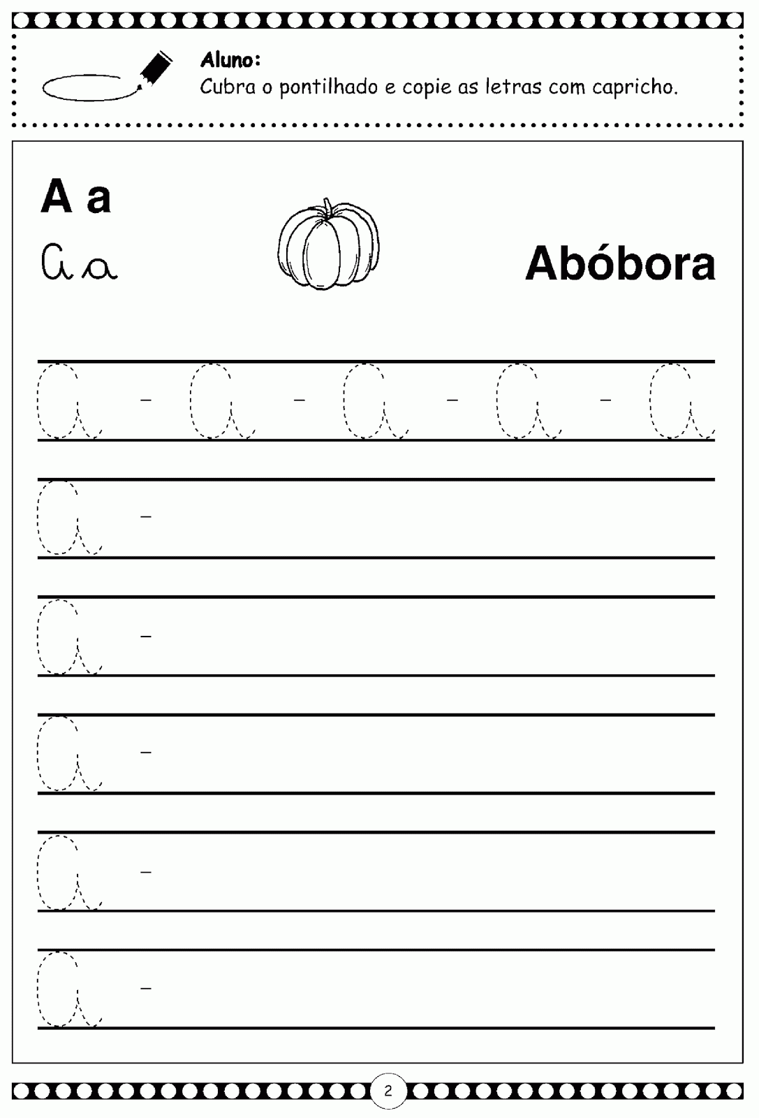 "Educando Com Amor": Alfabeto - Caligrafia