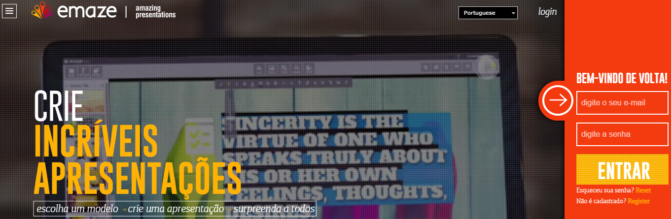 PROGRAMA DE TECNOLOGIA, COMUNICAÇÃO & EDUCAÇÃO: Ferramenta Emaze