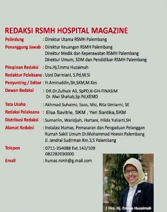 BERITA RSMH 2015-2021: Telah terbit Majalah RSMH Palembang yaitu RSMH ...