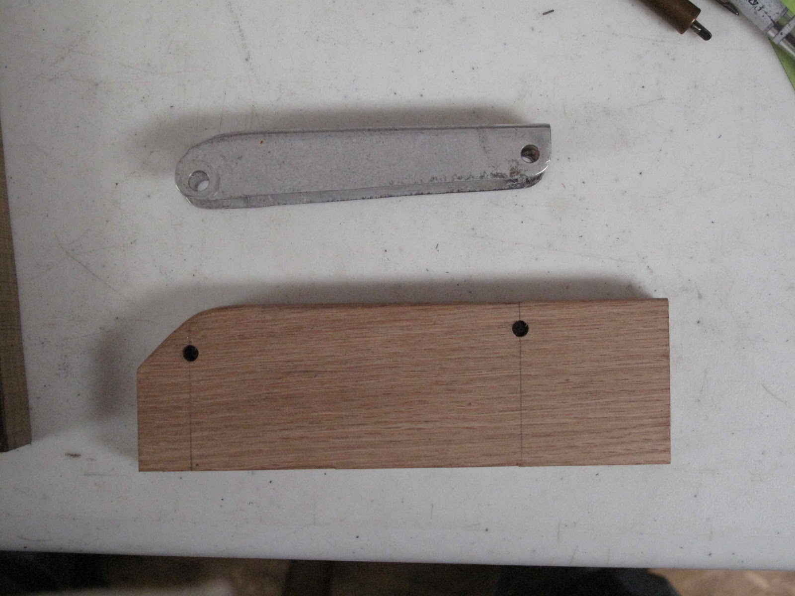 Cessna 140 Rebirth: Window Latch Aluminum Link