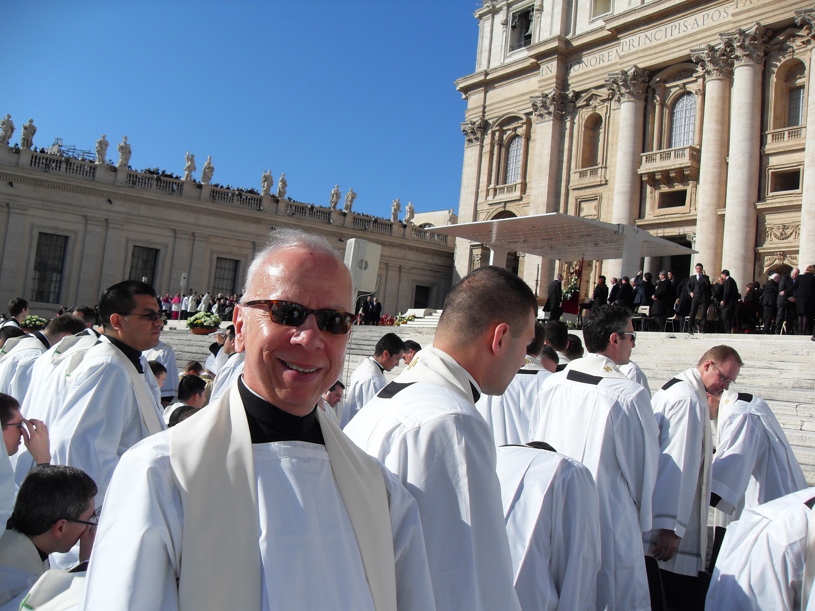 My Around the World Adventure: Photos of the Pope and Me at the Papal ...