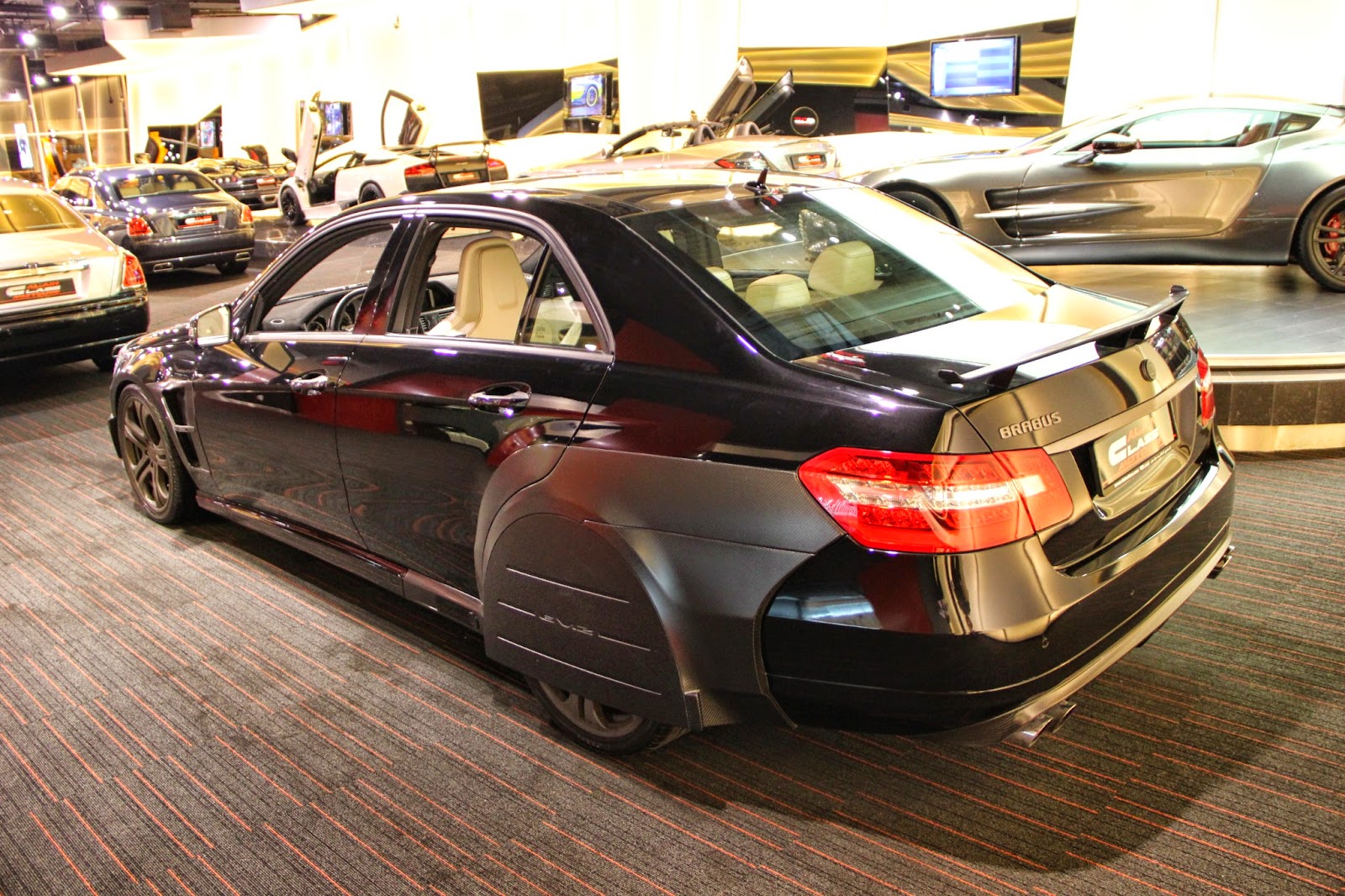 BRABUS E V12 Black Baron based on Mercedes-Benz E63 AMG W212 | BENZTUNING