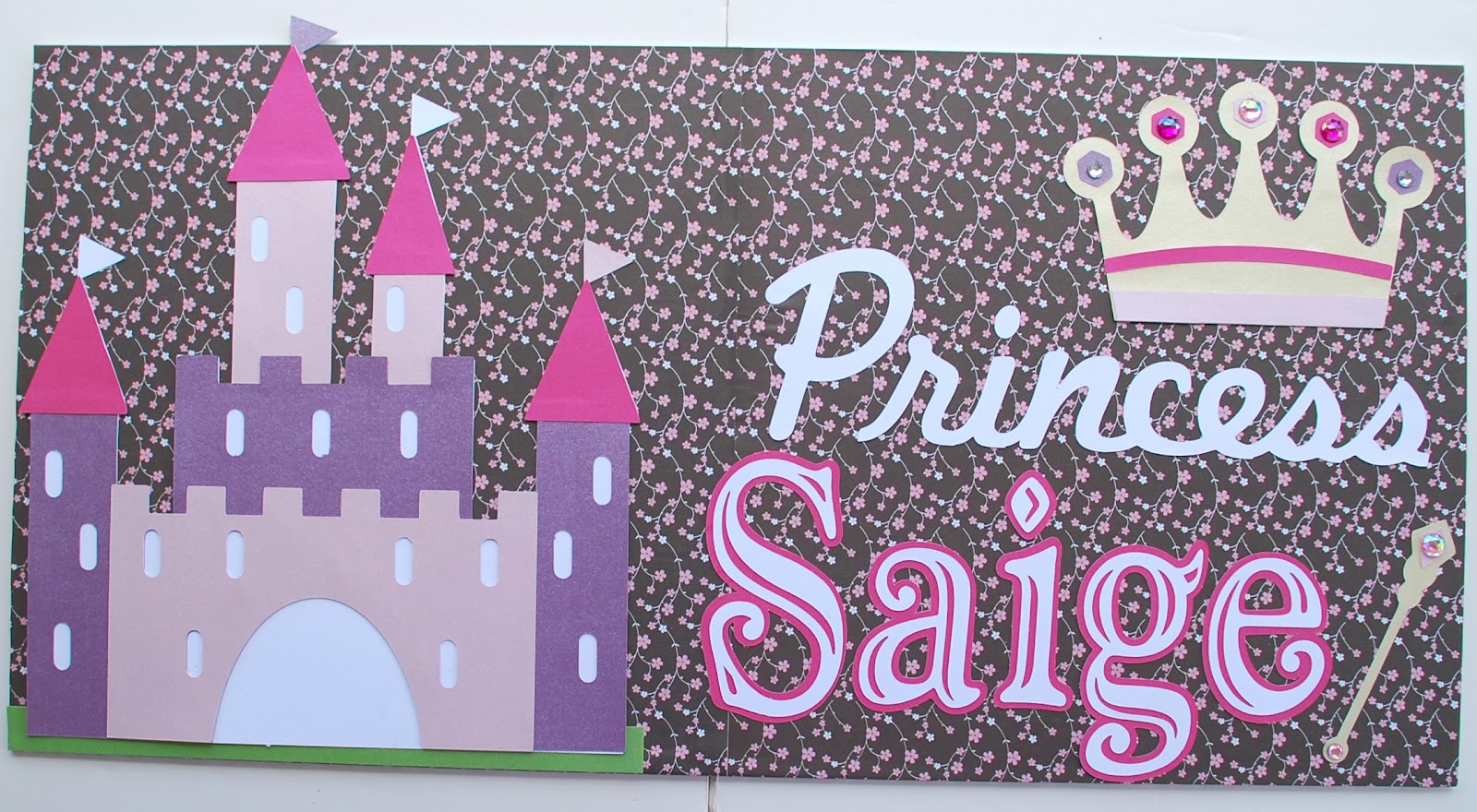 Rather B Scrappin: Princess Name Plate