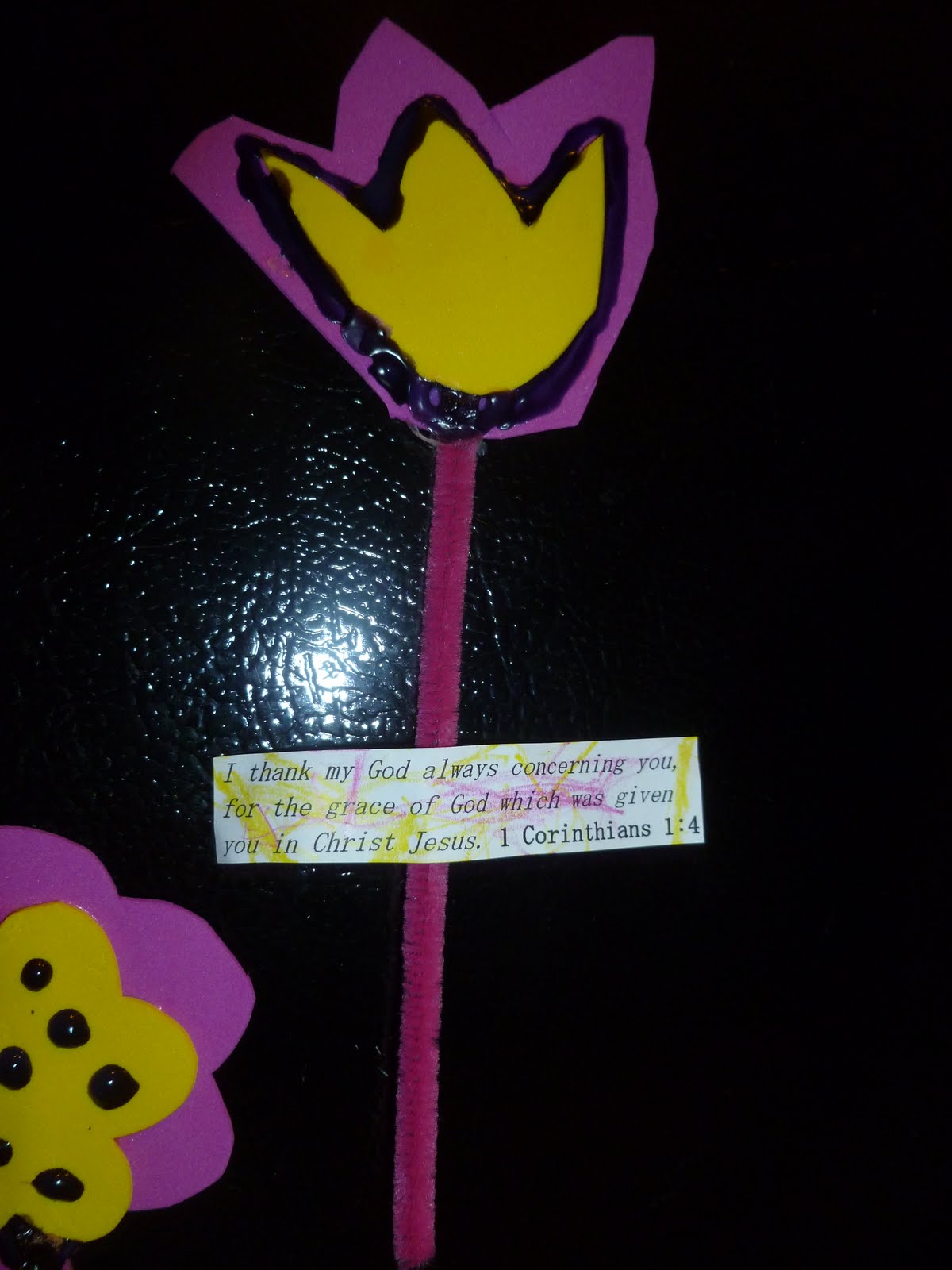 SCRIPTURE FLOWERS CRAFT - Mama to 6 Blessings