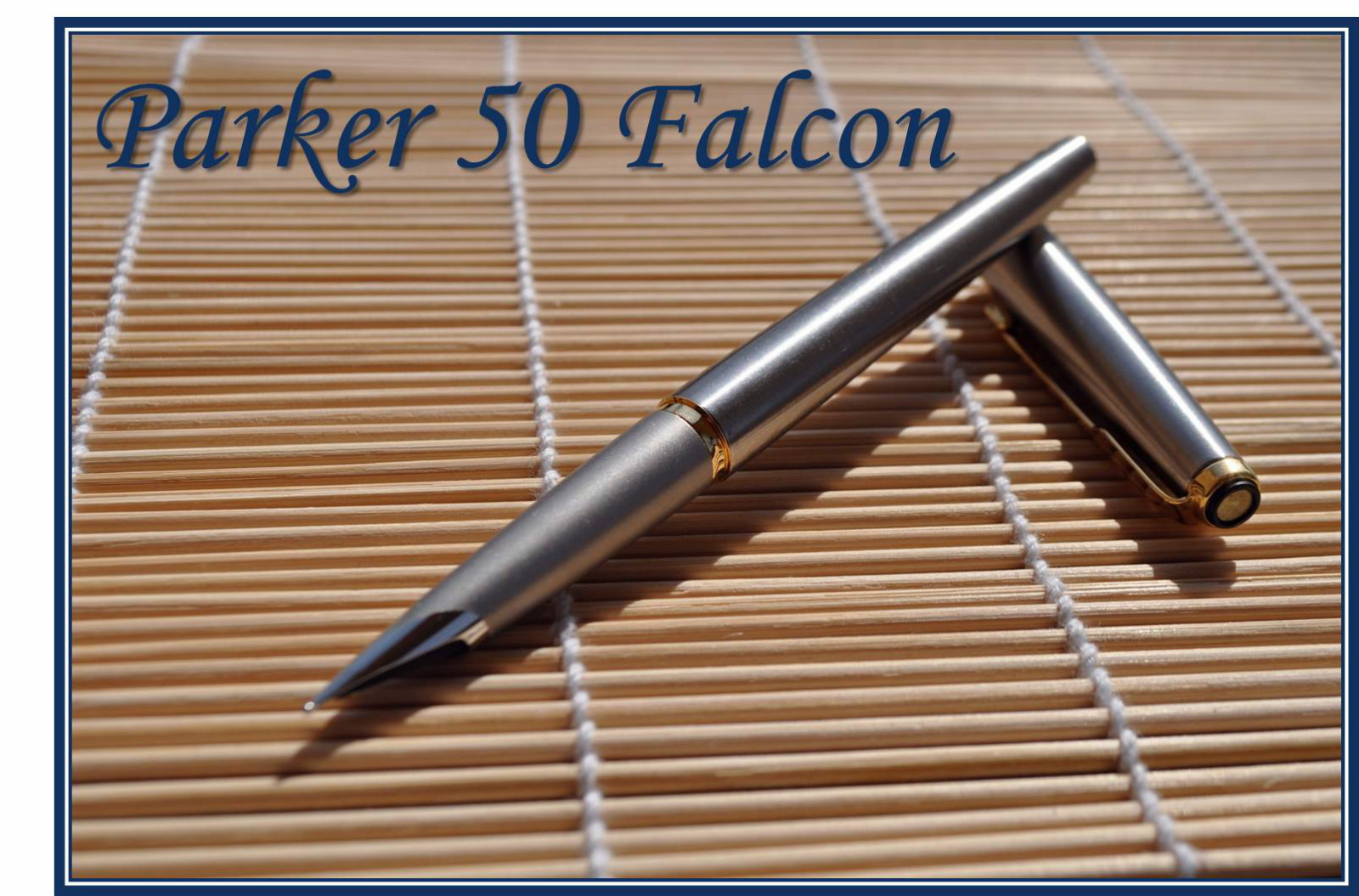 Redlands Pens: A Beautiful Parker 50 Falcon Flighter Fountain Pen ...