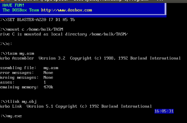Programing Wonders: Display Real Time Clock TSR in Dos