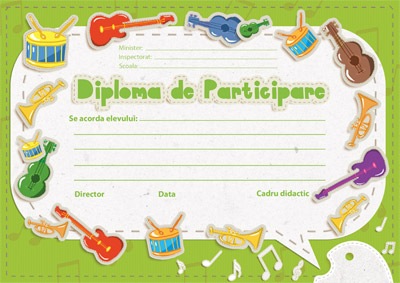 Fashion for kids Botosani: Modele de diplome şcolare