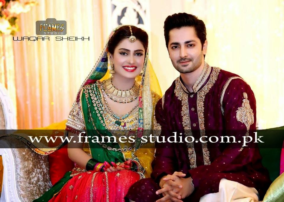 Aiza khan and Danish Taimoor Wedding pics Mehndi Special | Just Bridal