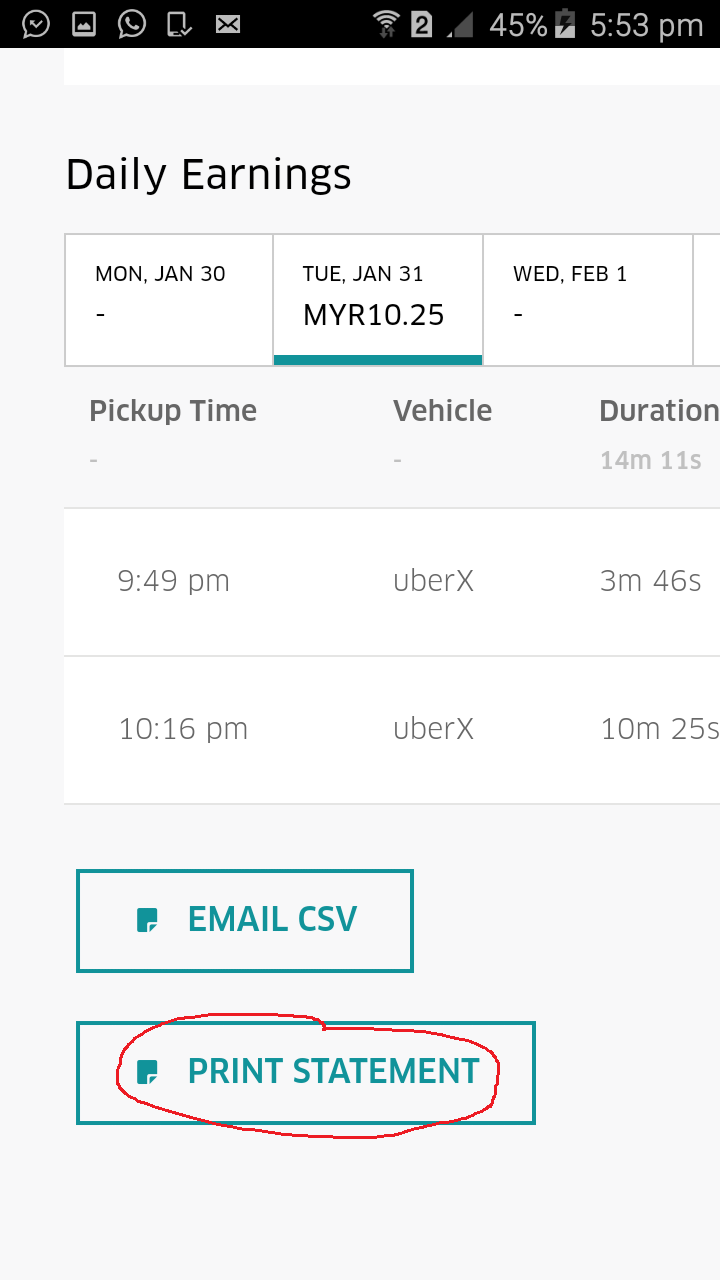 Uber statement pdf format guna smartphone | Daftar Grab - Grabcar ...