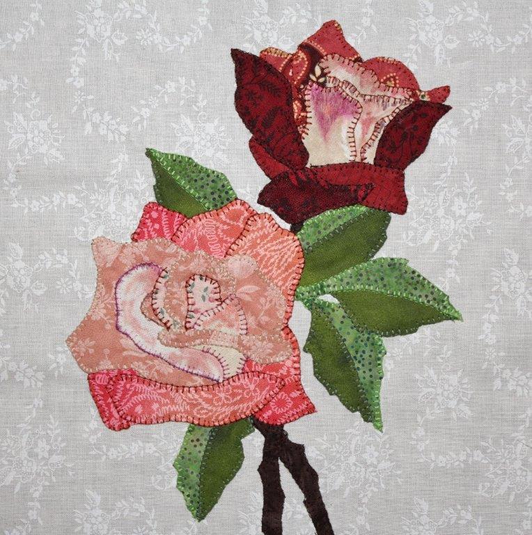 Sarah Lynn's Quilting: Roses Appliqué Block