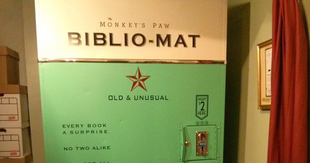 The Random Book Machine: OT15: Vintage Crawl Biblio-Mat Celebration