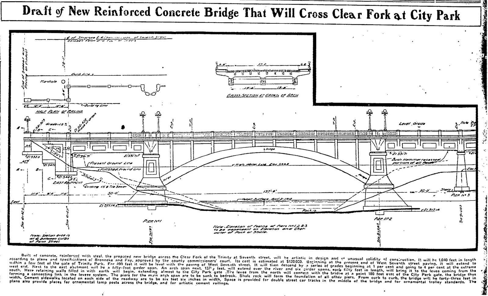 The Fort Worth Gazette: The First West 7th Street Bridge: Who Owned It?