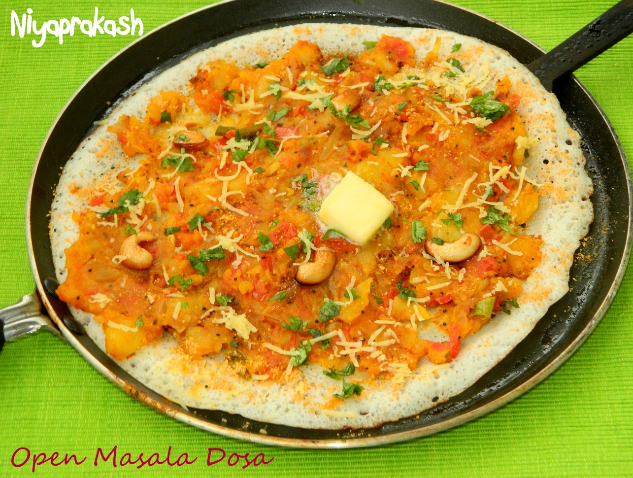 Niya's World: Open Masala Dosa