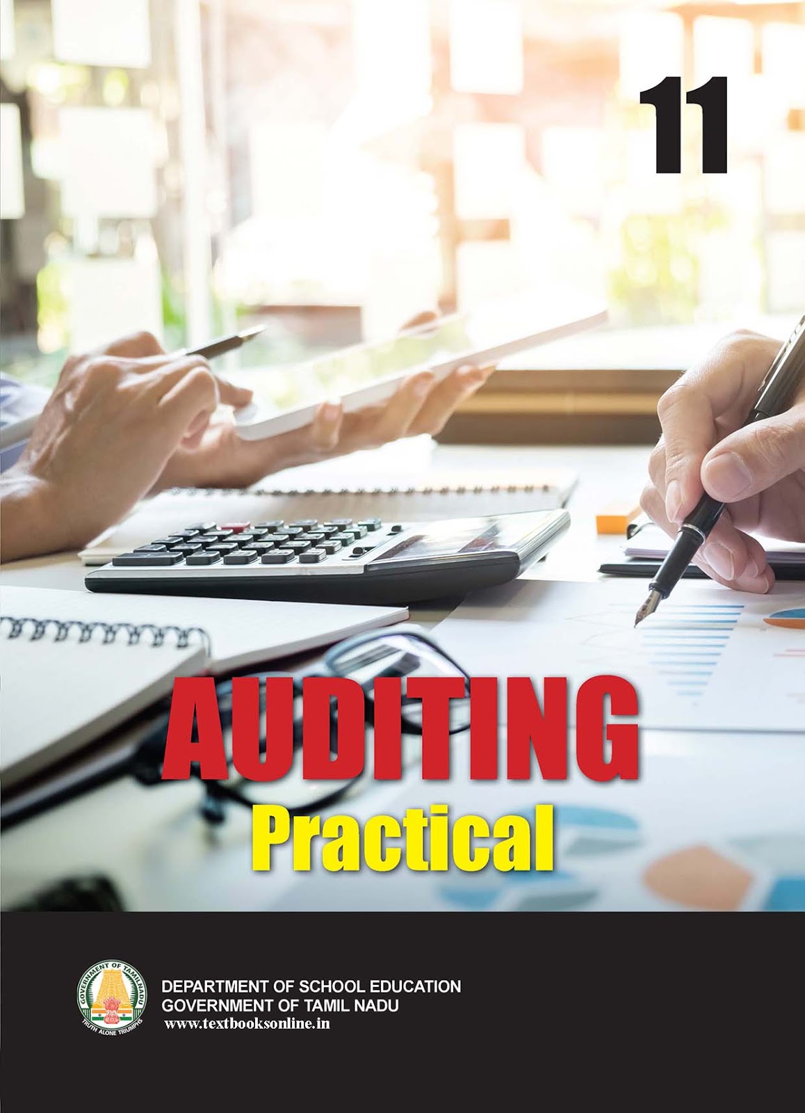 English Medium 11th Standard Auditing Practical textbooks free download