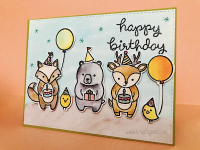 Cute Critters Happy Birthday ~ Kraftgali Blog
