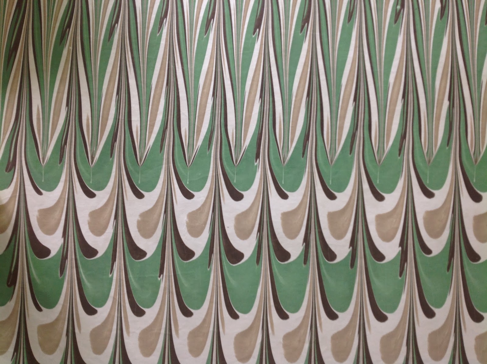 A Bookbinders Journey: Rare Cockerell Marbled "Step-by-Step" Sheets: