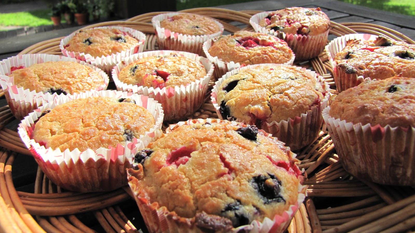 Kohupiima-marja muffinid