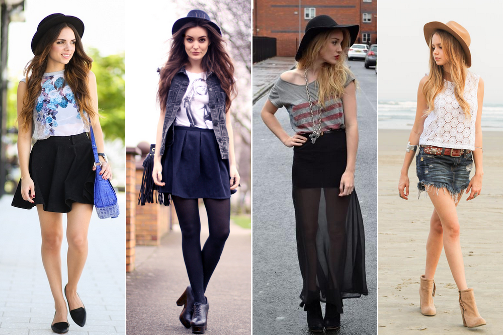 Capricha No Look Looks Com Chapéu