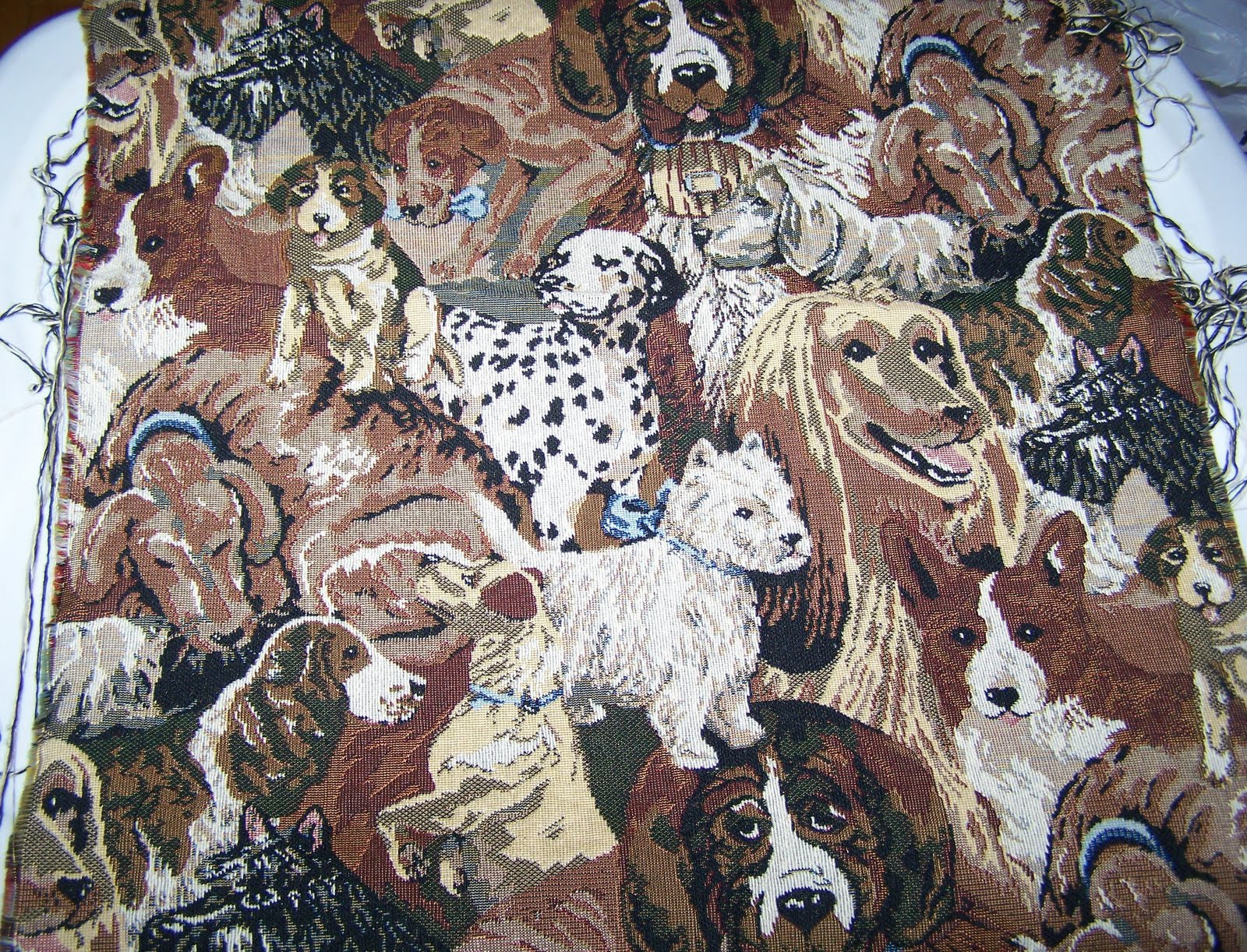 The Sewing Fool: Tapestry Upholstery fabric remnants just added