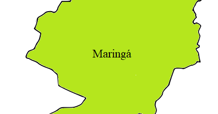 Blog de Geografia: Mapa de Maringá, Paraná