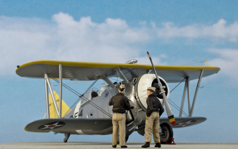 AlexS Scale Aircraft Modelling: Grumman F2F-1 Model