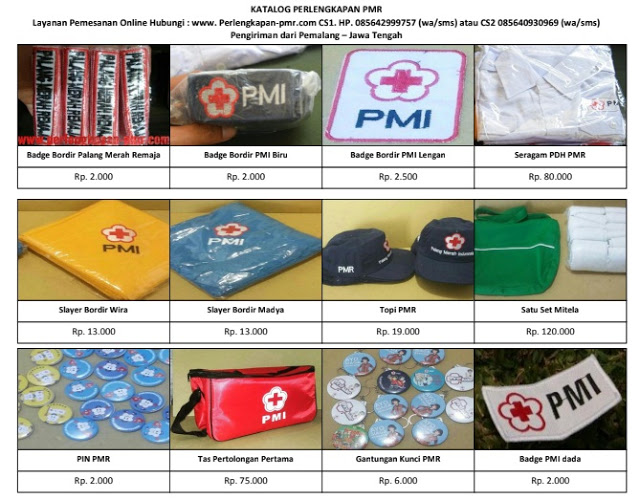 Nama Alat-alat PMR dan Penjelasannya | ATRIBUT PMR