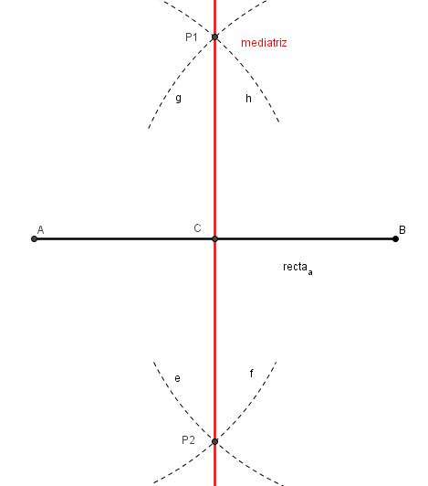 Smart Geometries: GEOMETRÍA MÉTRICA: MEDIATRIZ SOBRE UN SEGMENTO