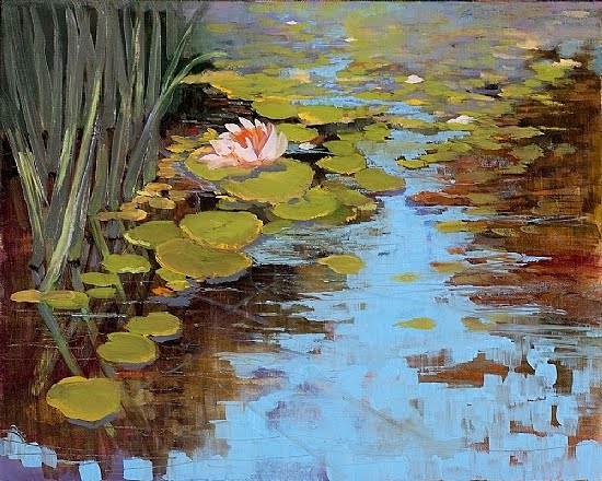 Landscape Artists International: Original Waterscape Painting "Water ...