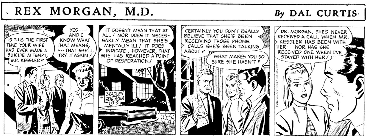 In Search of Rex Morgan, MD: 1967 Comic Strips: A Summary