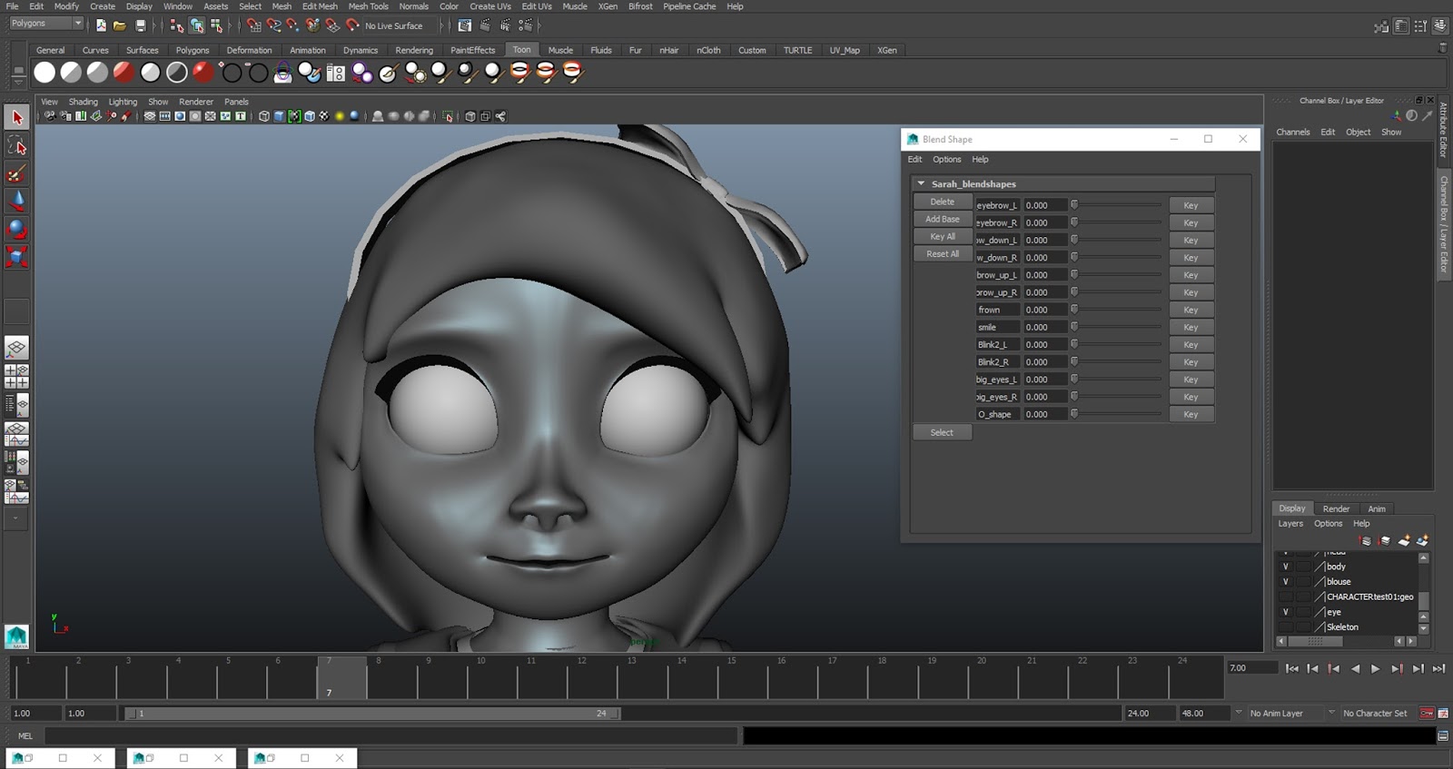 Character Blend Shape - Animation : The New Perspective