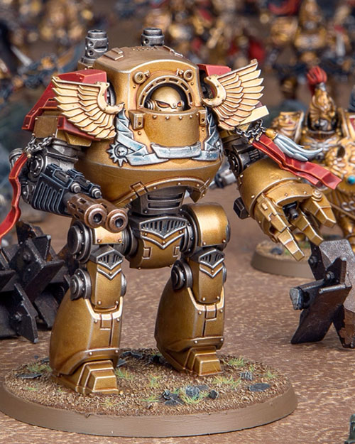 Warhammer 40k Refit: Custom Custodes Contemptor