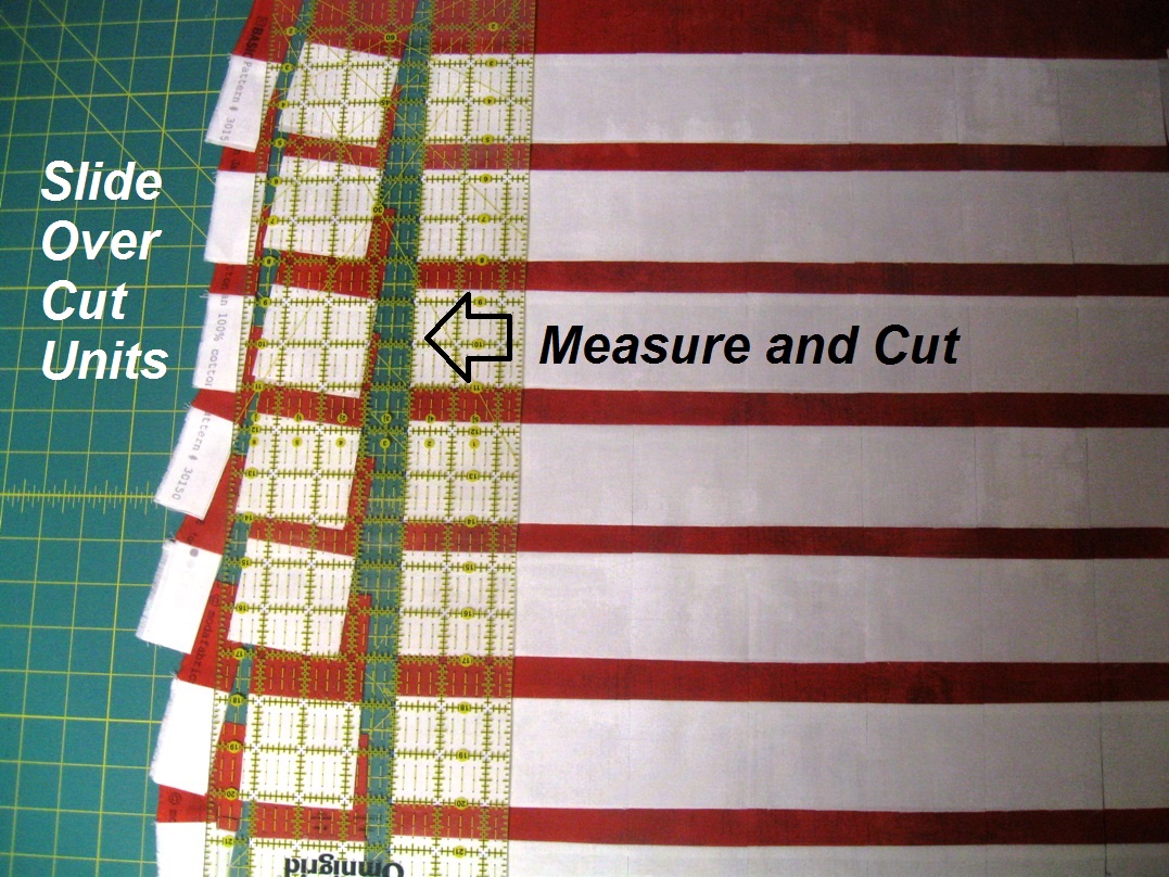 Happy Quilting: SubCutting SpeedUp with Stagger Stacking