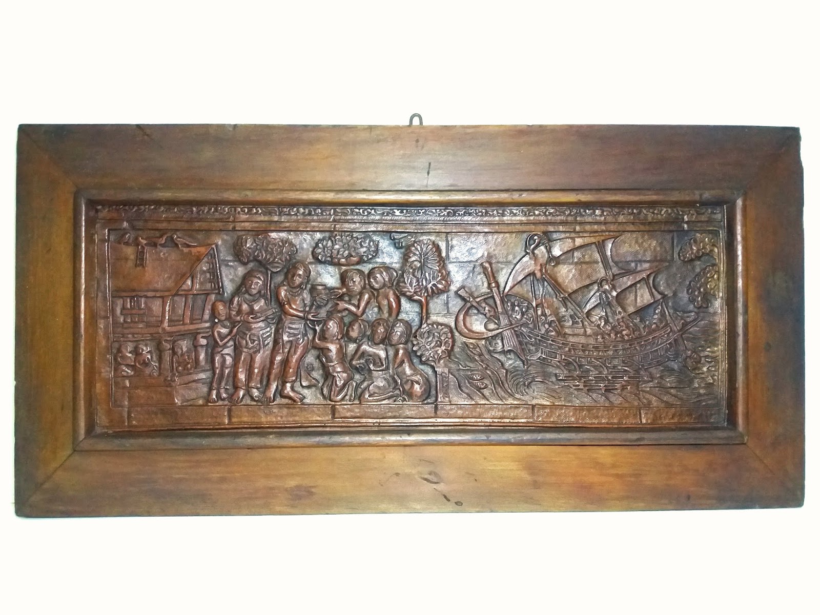 Koleksi Barang Bekas Unik: Relief Kayu Wangsa Syailendra